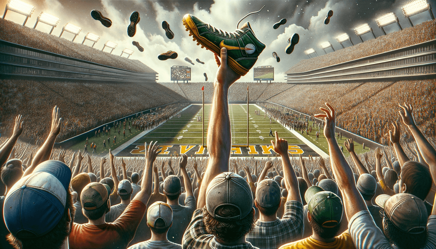 Why Do Football Fans Hold Up Shoes? - Football Universe